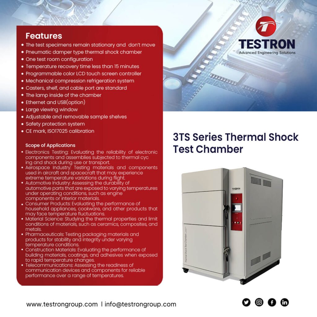 3TS Series Thermal Shock Test Chamber | Testron Group