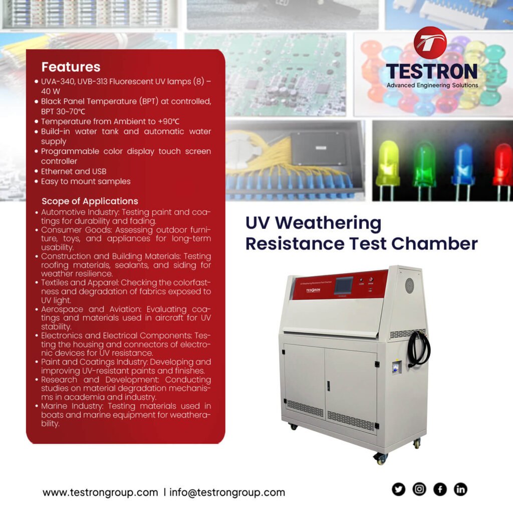 UV Weathering Resistance Test Chamber | Testron Group