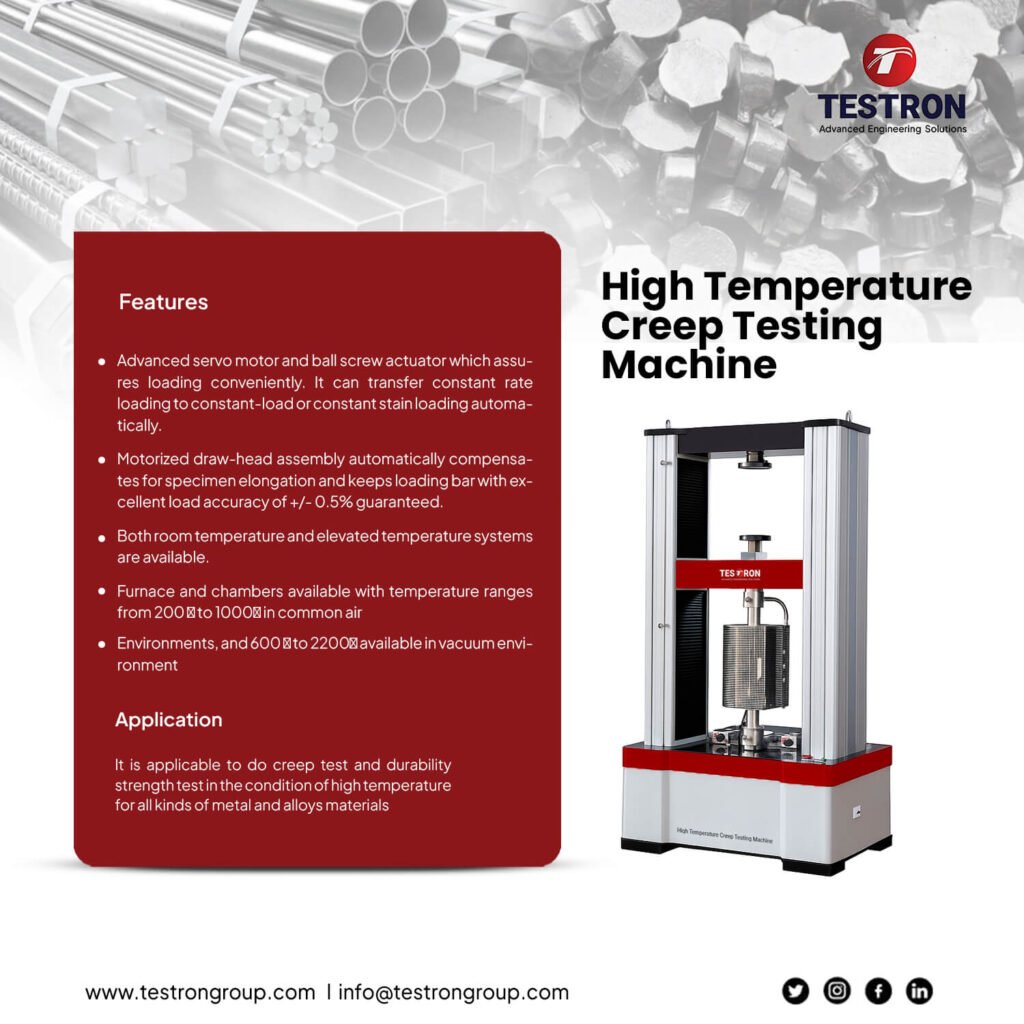 TT-CW Series High Temperature Creep Testing Machine | TESTRON