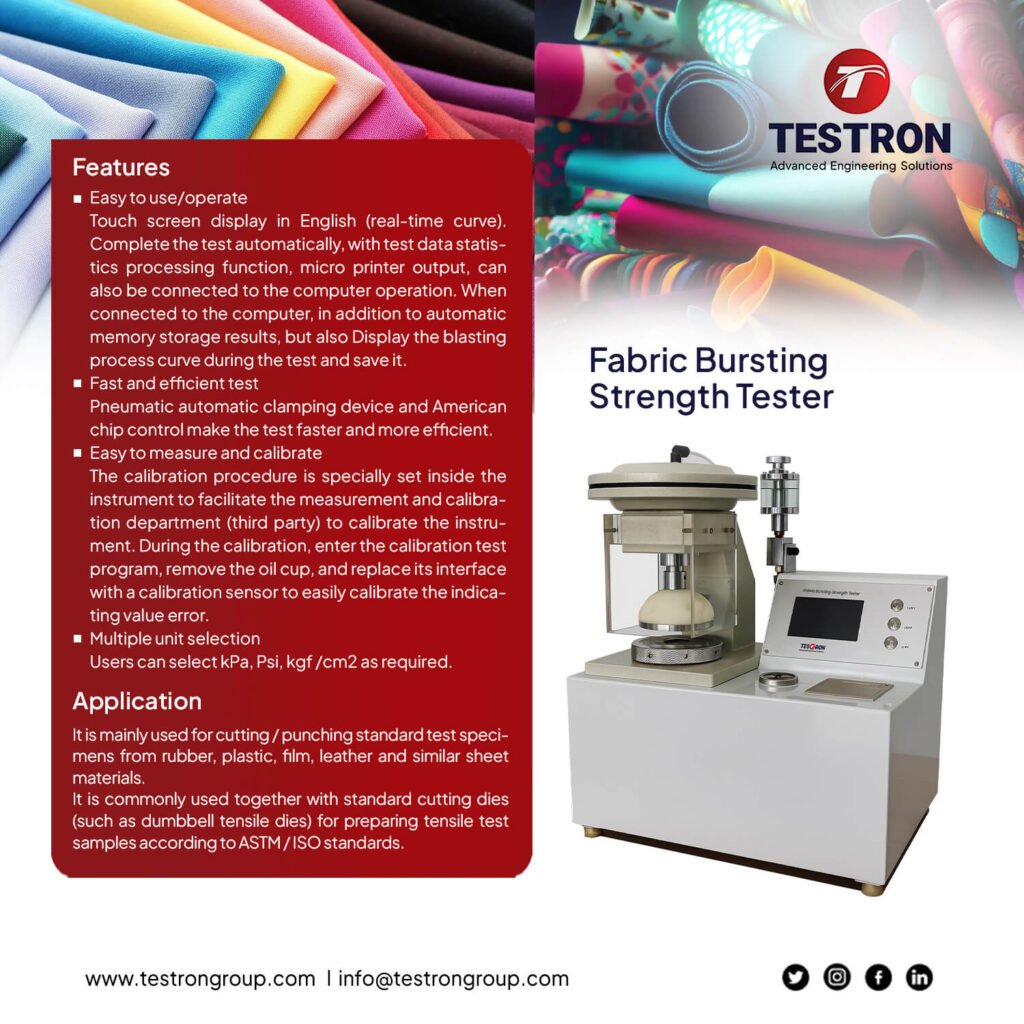 TT-FBT6000 Fabric Bursting Strength Tester-Testron